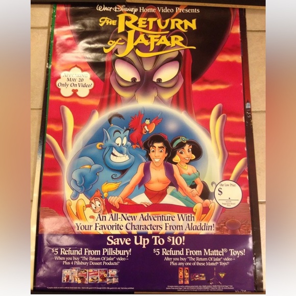 Art | The Return Of Jafar Movie Poster Disney | Poshmark